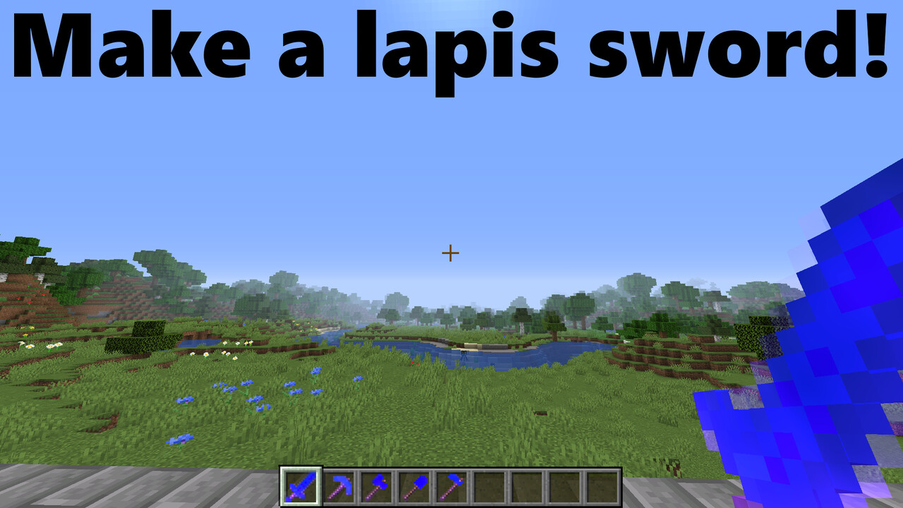 Lapis tools and armor (1.15.2) Minecraft Mod