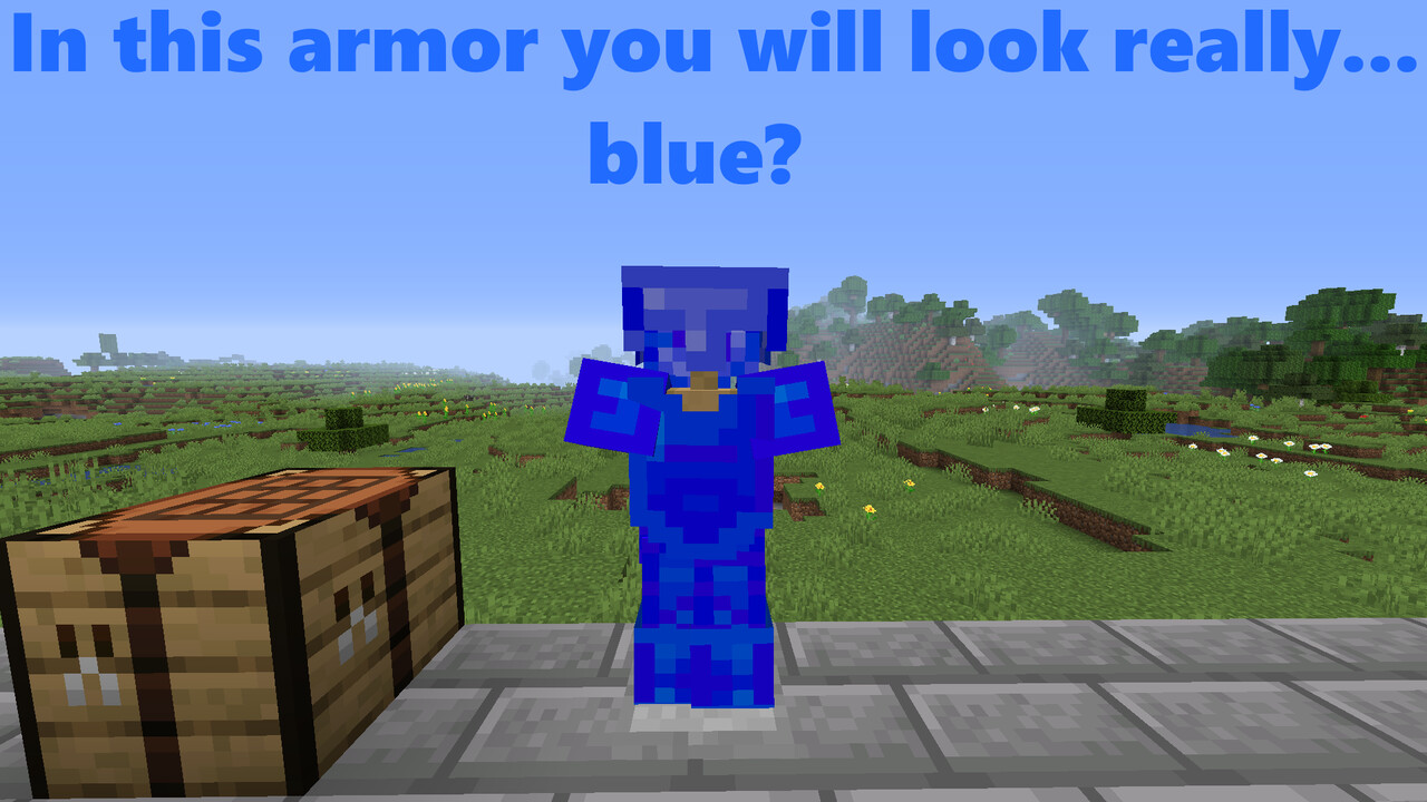 Lapis tools and armor (1.15.2) Minecraft Mod