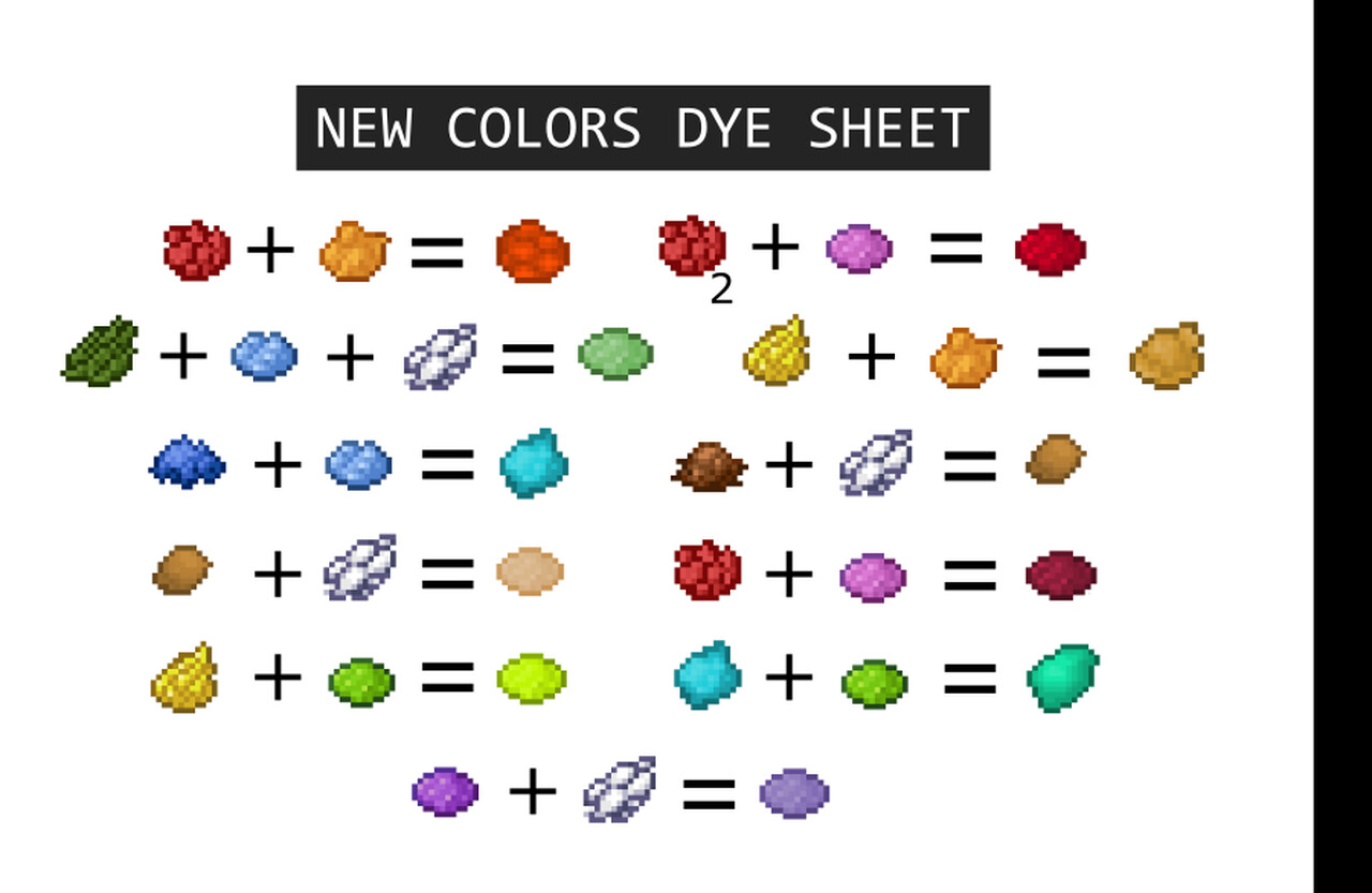 New Colors Mod Minecraft Mod