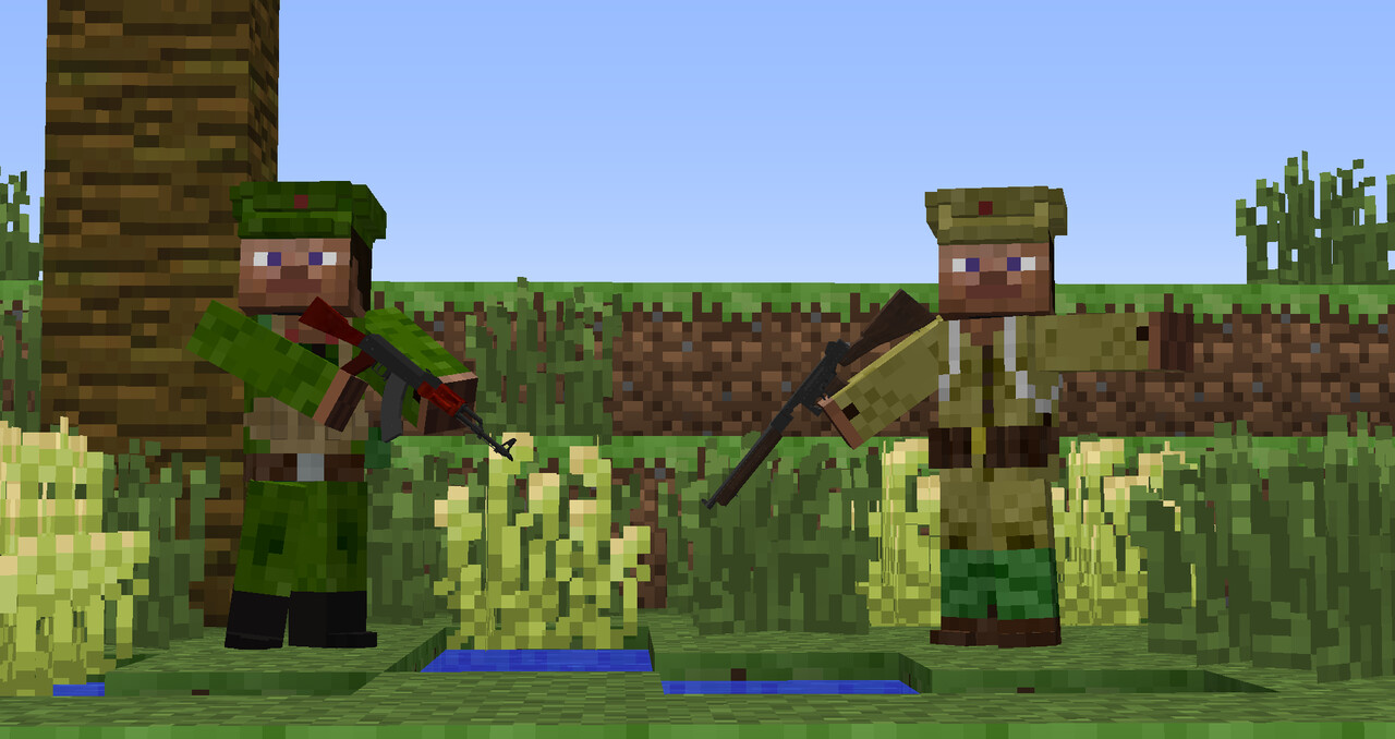 Armourer's Workshop 1.7.10 Coldwar Chinese Uniforms Minecraft Mod