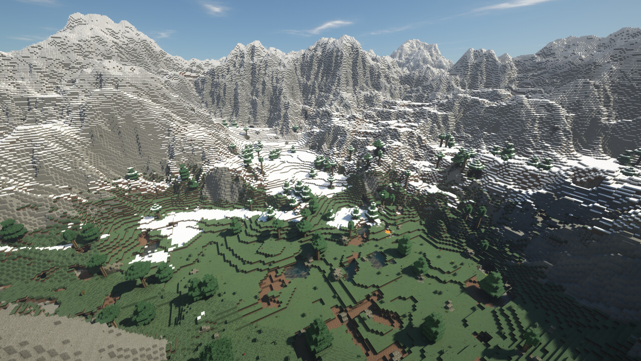 Ice Mountains [new world type] v0.3.2 Minecraft Mod