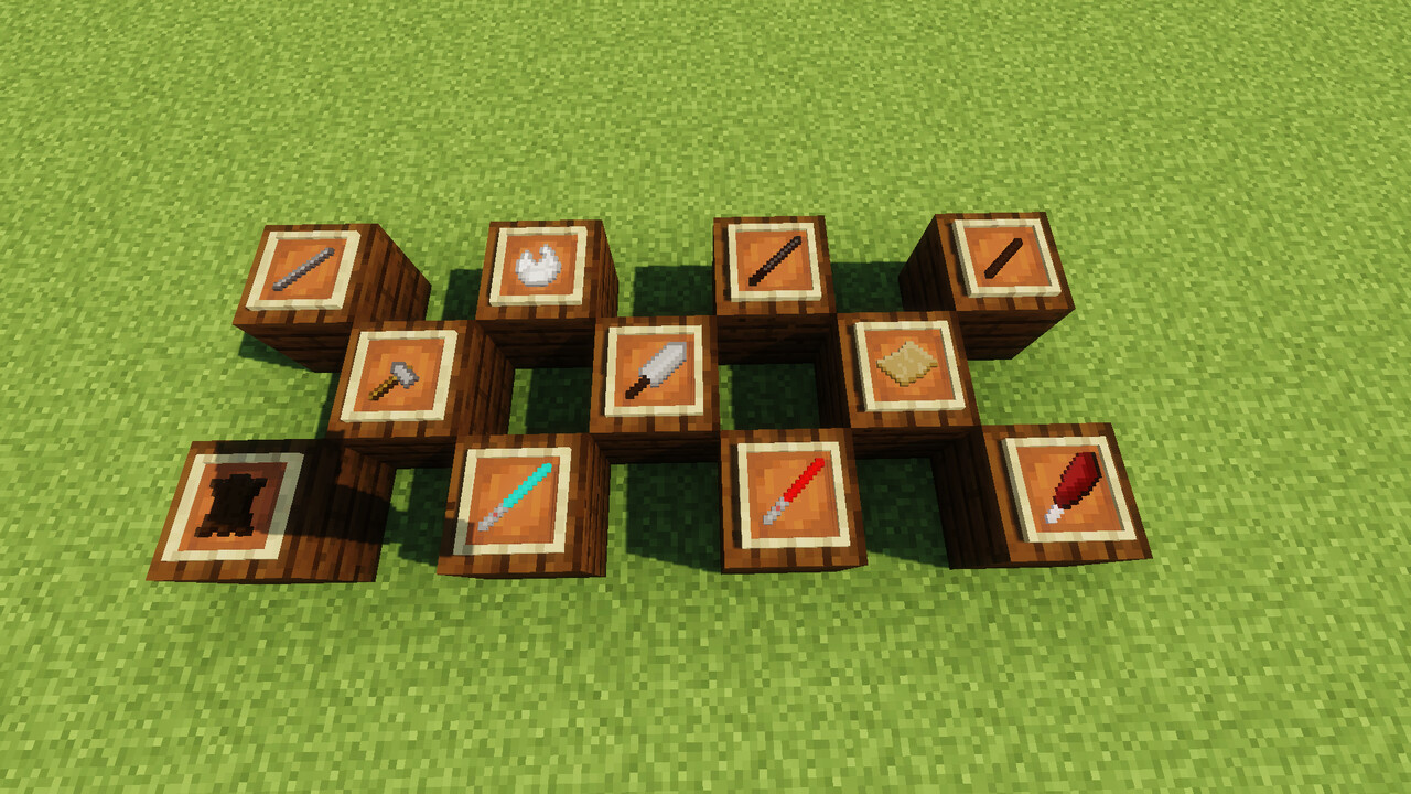 mod for melee weapons from different eras and worlds Minecraft Mod