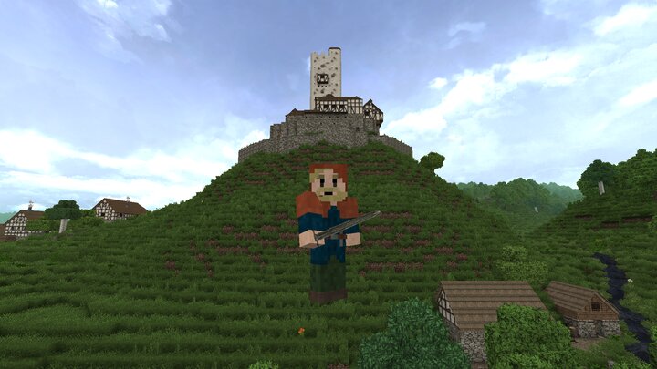 SKYRIM - Steel Sword [1.10.2] Minecraft Mod