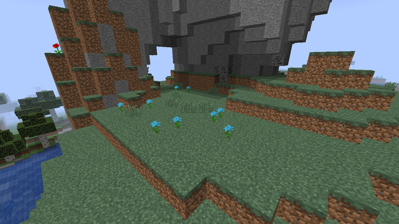 Cyan Flower mod 1.15 Minecraft Mod