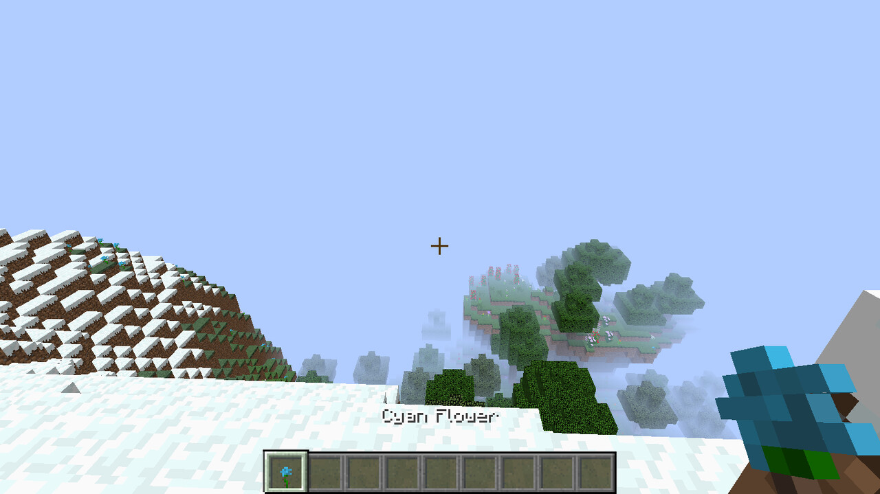 Cyan Flower mod 1.15 Minecraft Mod