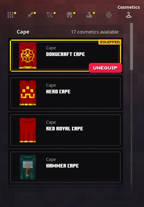 Too Many Outfits Now with Capes [Minecraft Dungeons Mod] Minecraft Mod