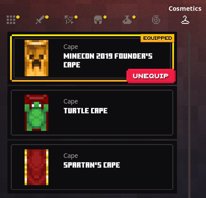 Too Many Outfits Now with Capes [Minecraft Dungeons Mod] Minecraft Mod