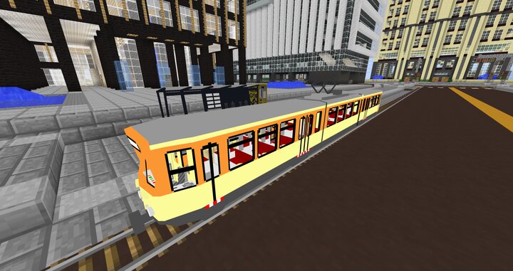 Trams in Motion Minecraft Mod
