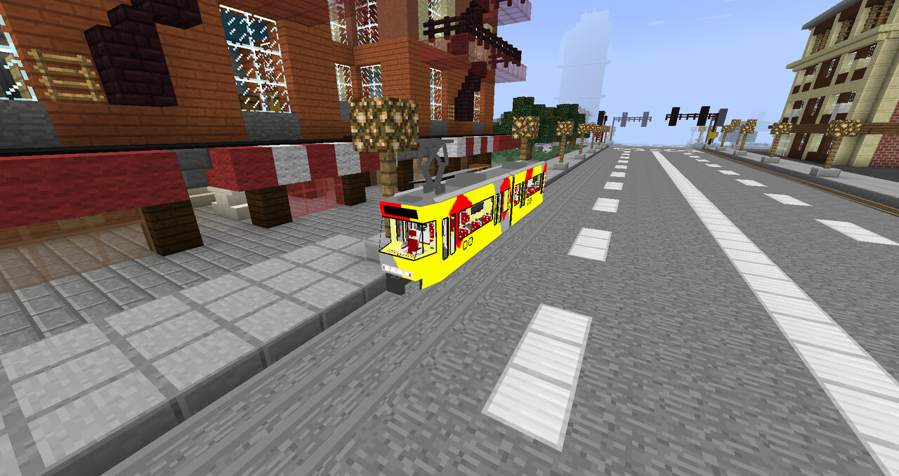 Trams in Motion Minecraft Mod