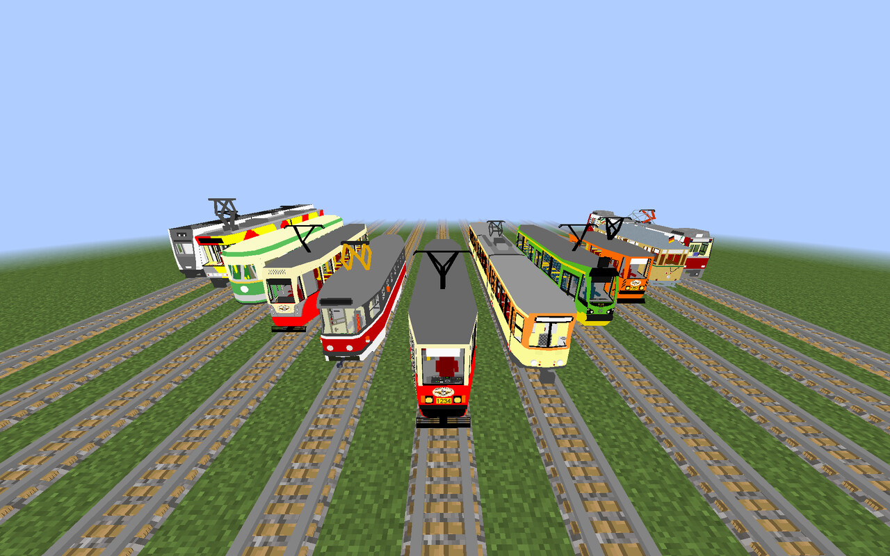 Trams in Motion Minecraft Mod