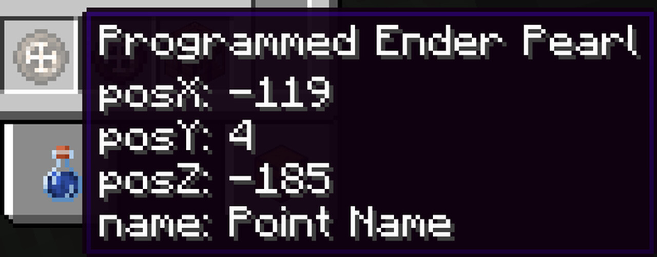 Programmable Ender Pearls Minecraft Mod