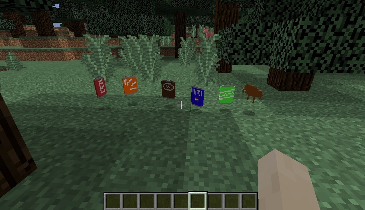 Drinks in a can. Minecraft Mod