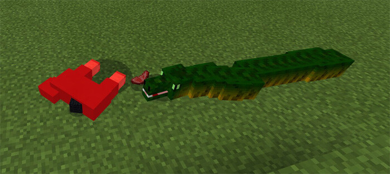 Snake Addon Minecraft Mod
