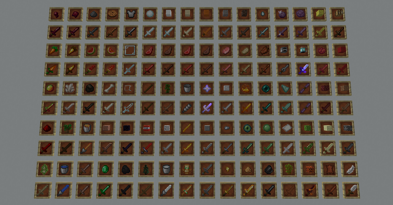 Make a Sword With Any Resource (MASWAR) Minecraft Mod