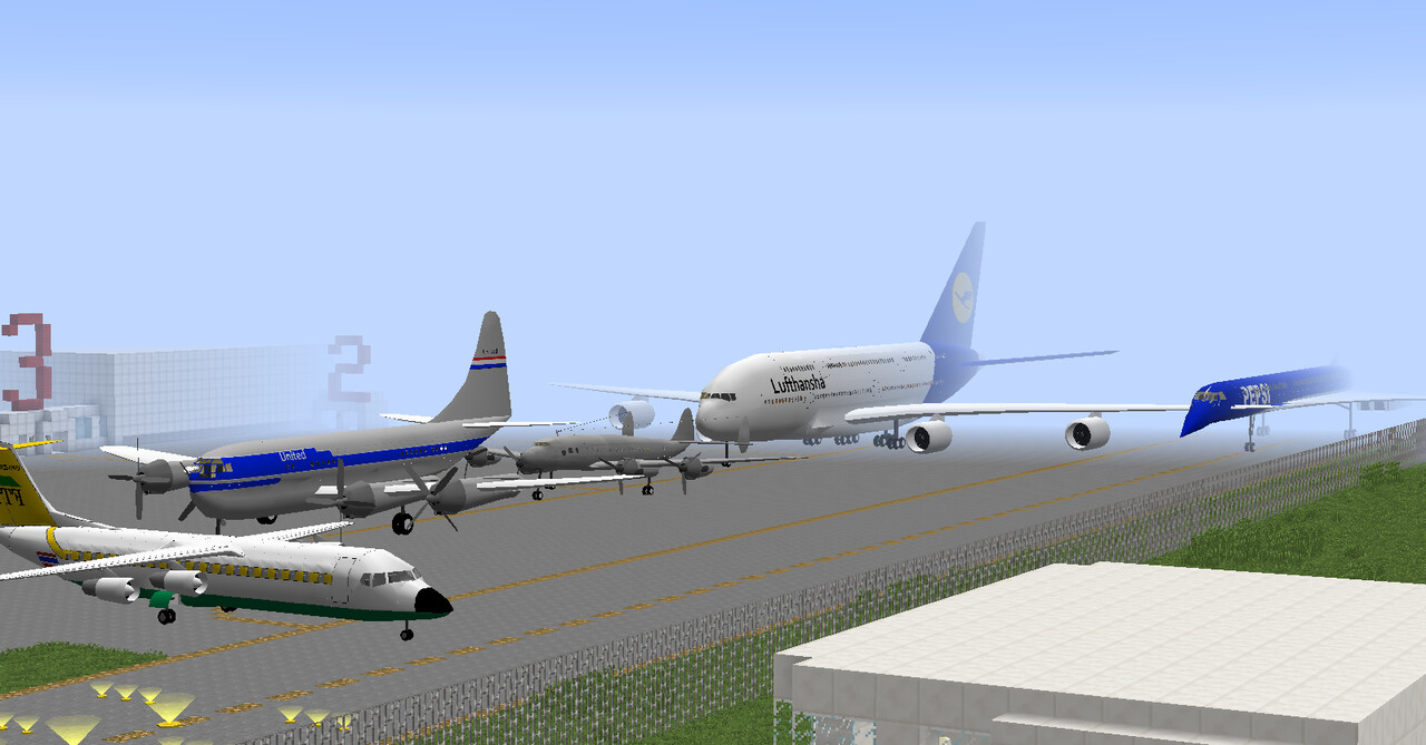 MCHelicopter 1.0.4 TRANSPORTTYCOON PLANE PACK Minecraft Mod