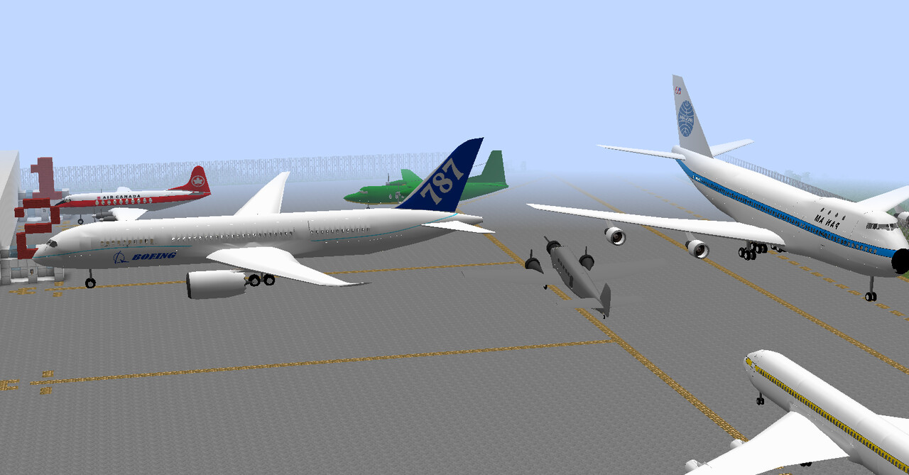 MCHelicopter 1.0.4 TRANSPORTTYCOON PLANE PACK Minecraft Mod