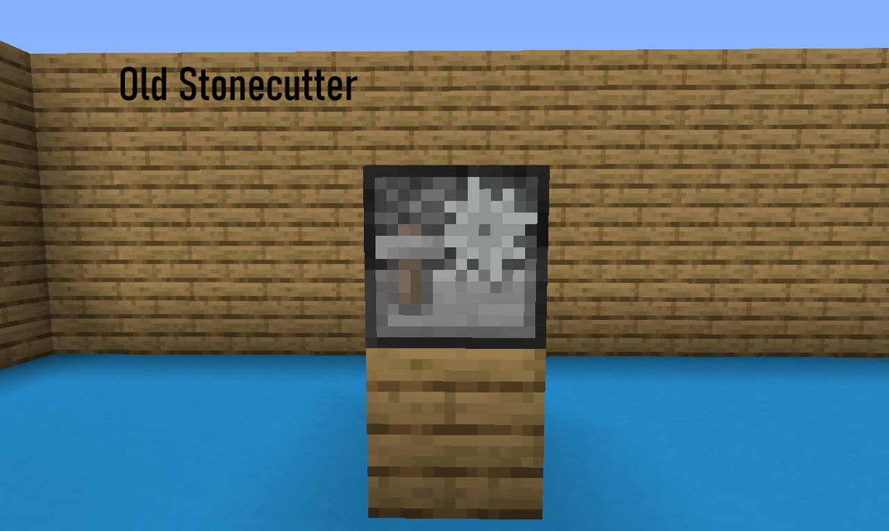 Old Minecraft P.E Stonecutter Minecraft Mod