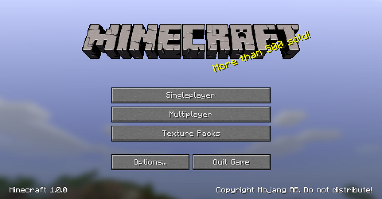 Screen Padding (Retro MC 1.0) Minecraft Mod