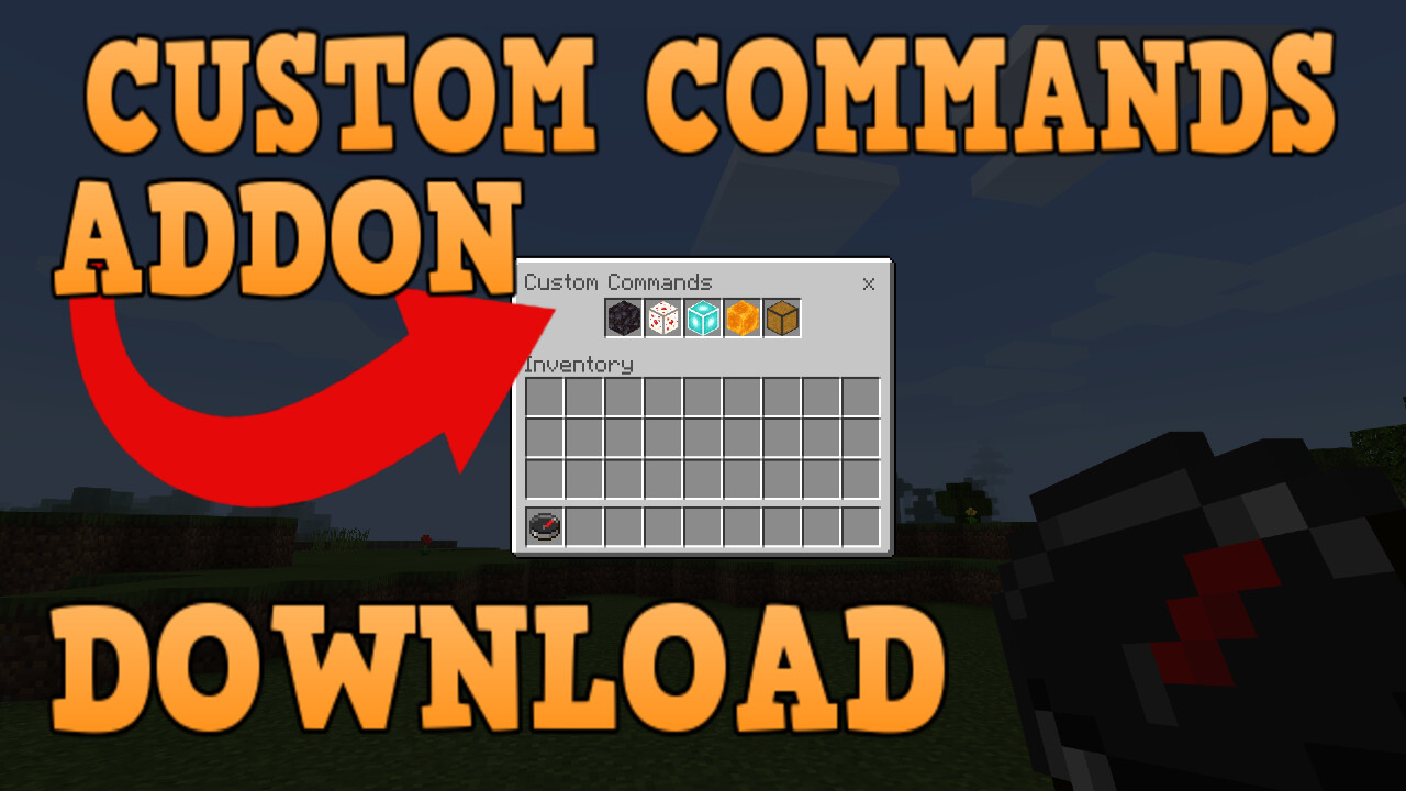 Custom Commands Addon Bedrock Edition Minecraft Mod