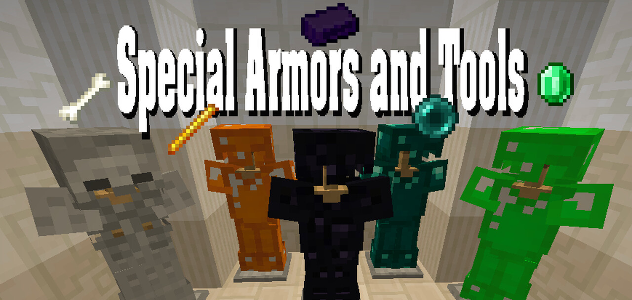 Special Armor & Tool Sets (and Horse Armors!) Minecraft Mod
