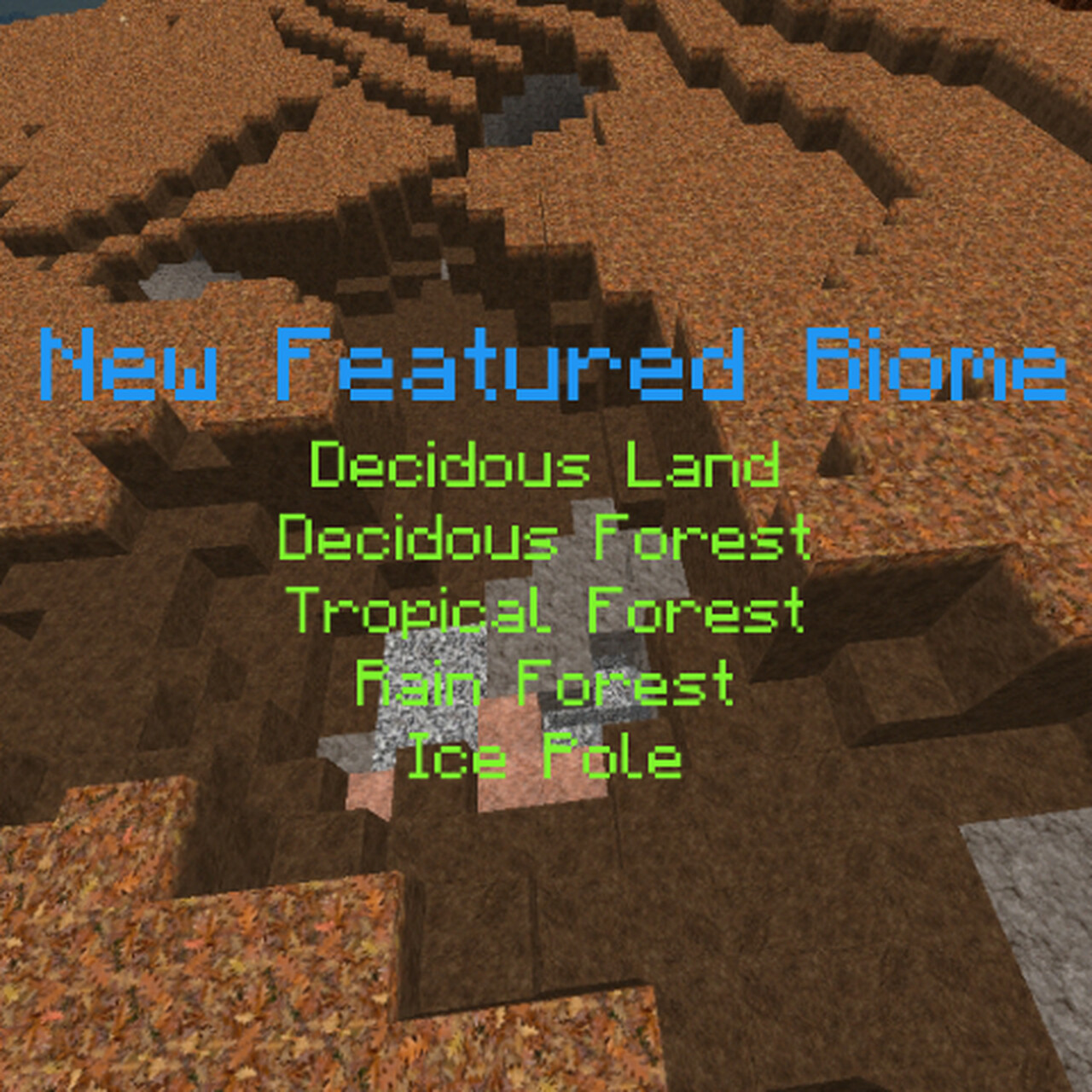 5 New Biome Minecraft Mod