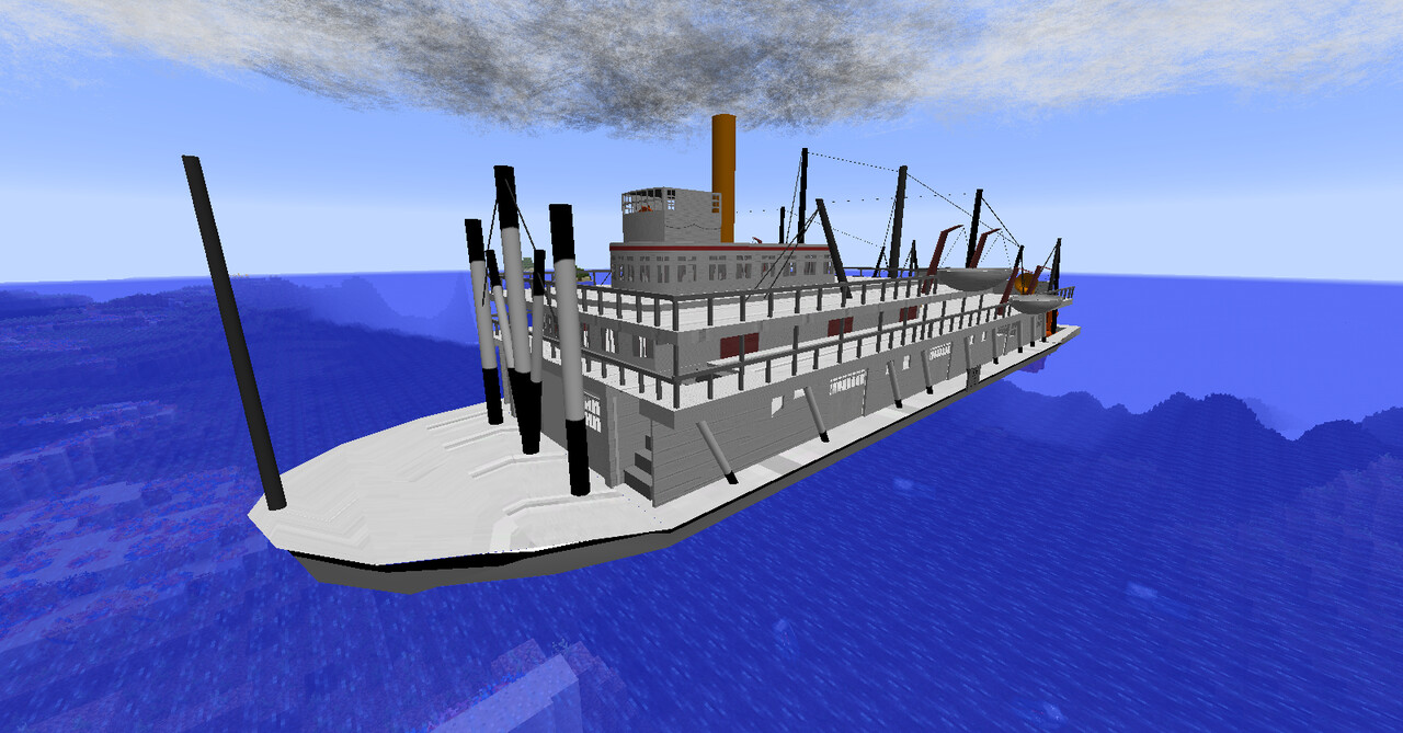 MCHelicopter 1.0.4 TRANSPORTTYCOON Ship Pack Minecraft Mod