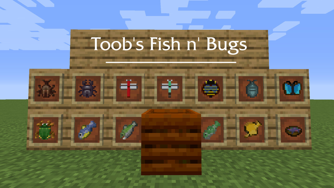 Toob's Fish n' Bugs Minecraft Mod