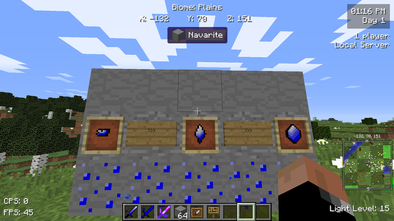 Infinity Pickaxe [FORGE] Minecraft Mod