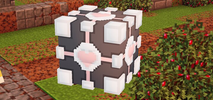 Companion Cube Pet Minecraft Mod