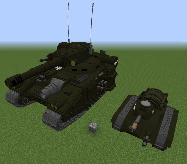 [McHeli] WH40K Baneblade + Hellhound Minecraft Mod
