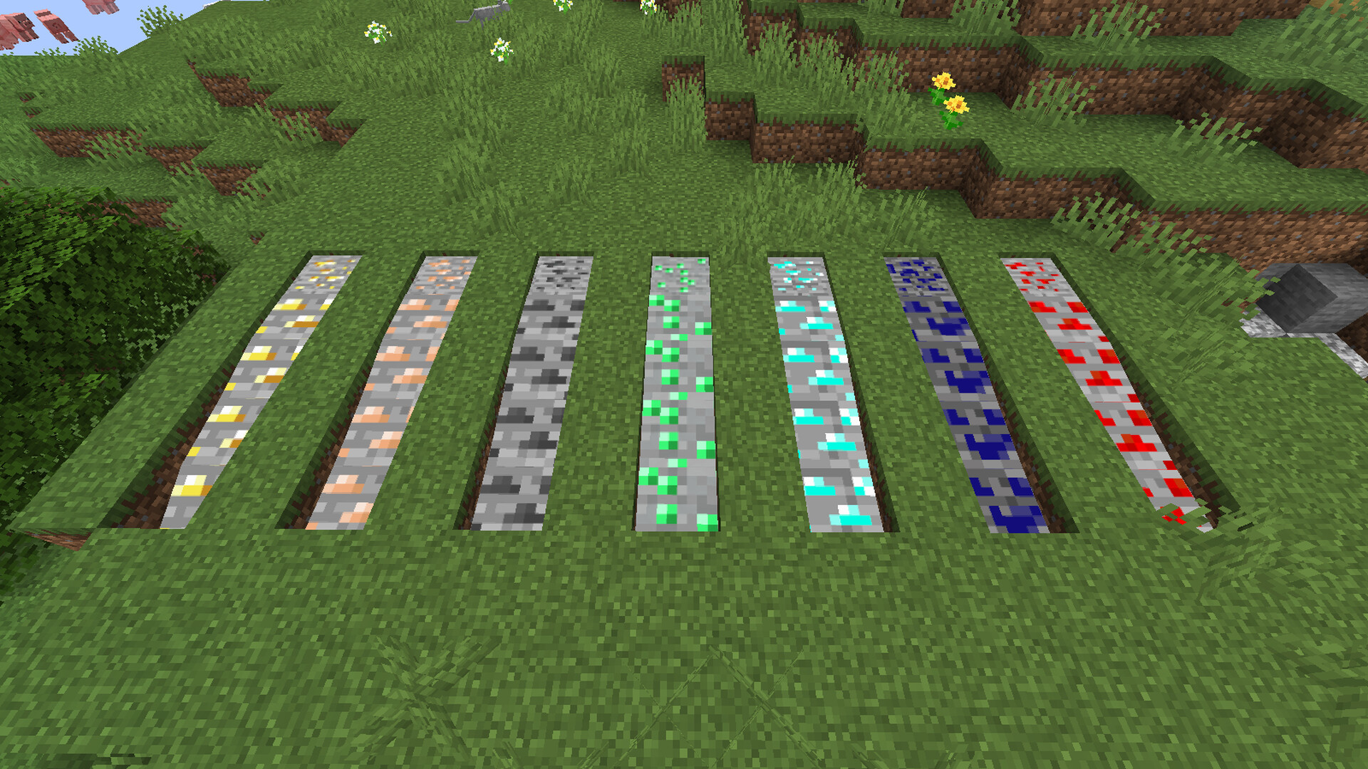 Water ores Minecraft Mod