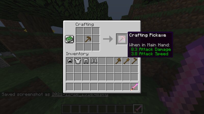 Crafting Gives op Item Minecraft Mod