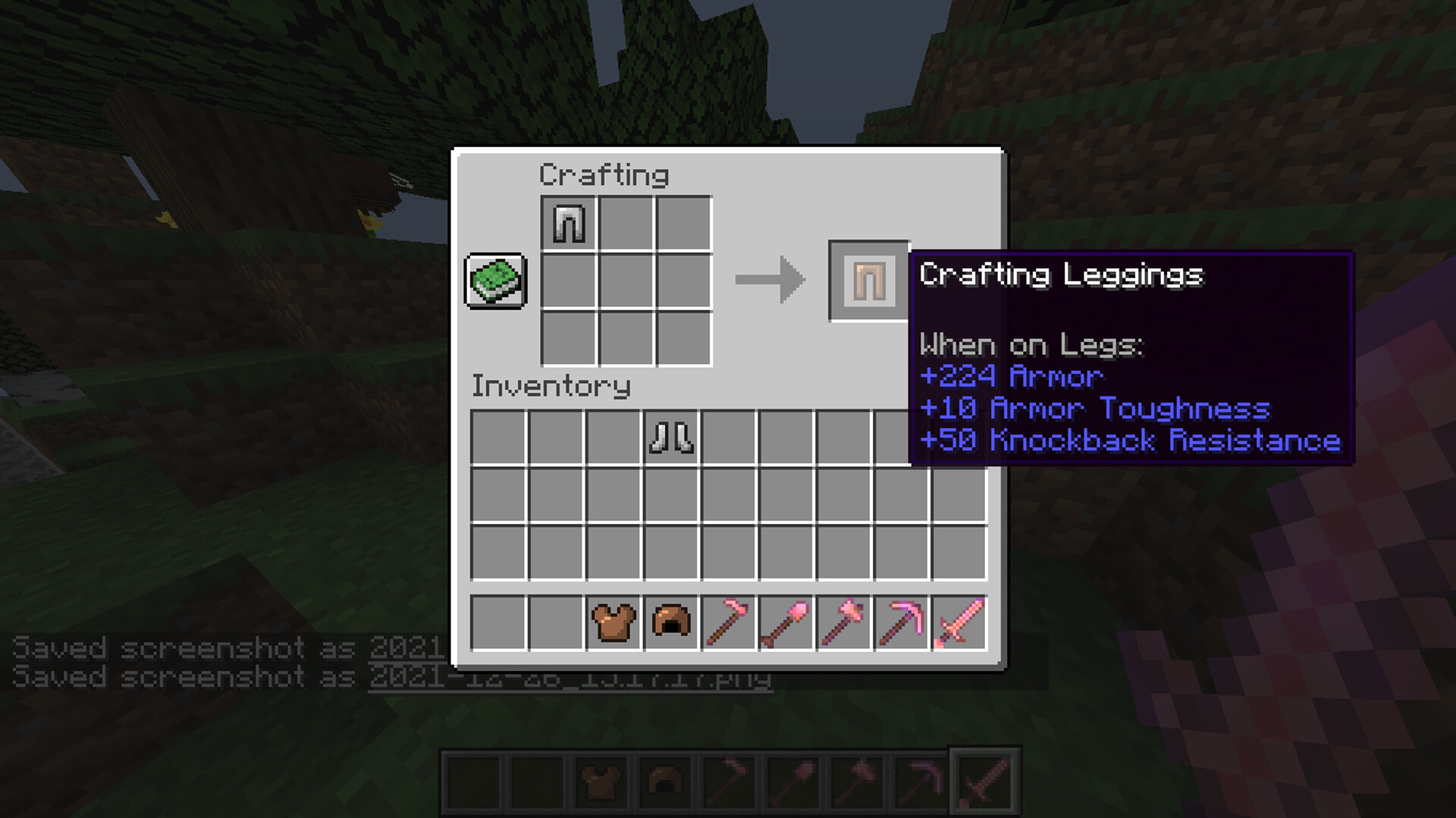 Crafting Gives op Item Minecraft Mod