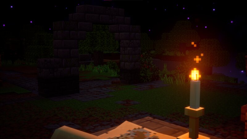 Starry Night Camp Minecraft Mod