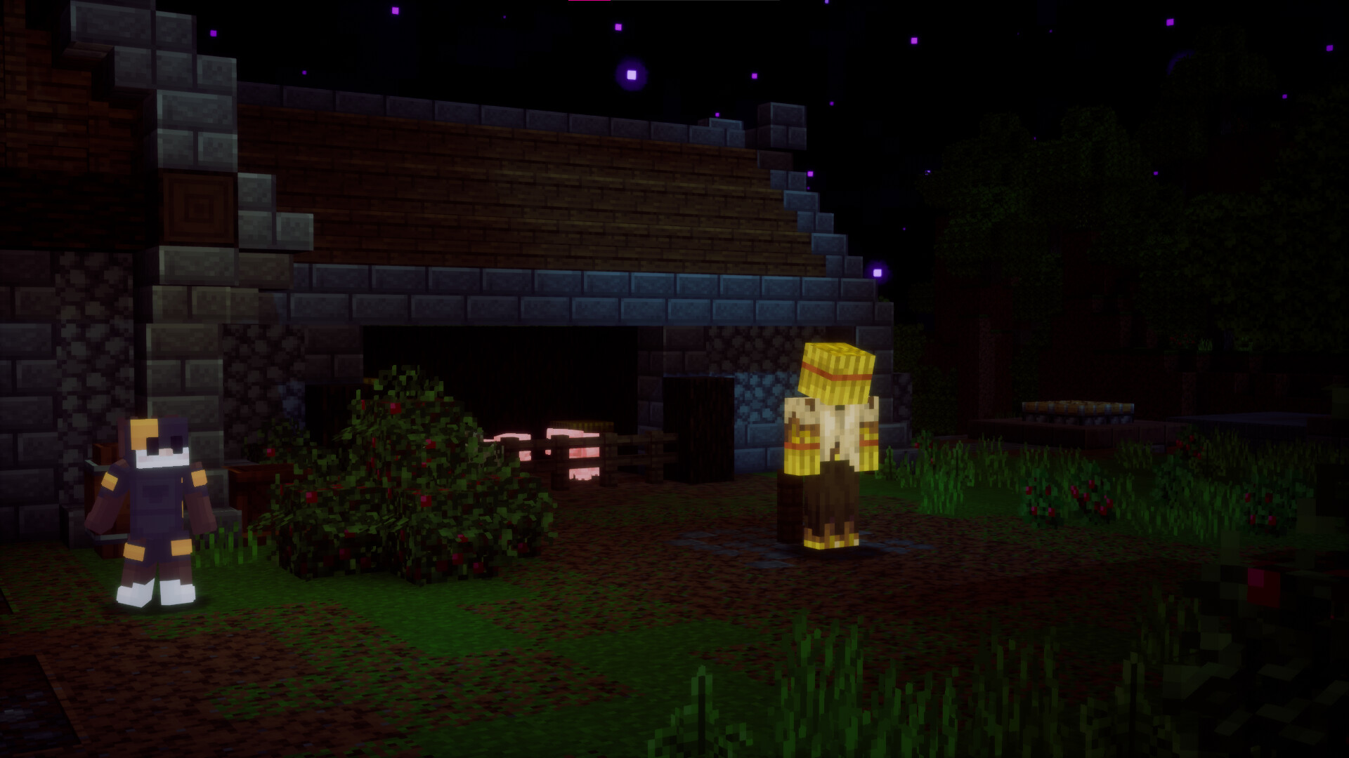 Starry Night Camp Minecraft Mod