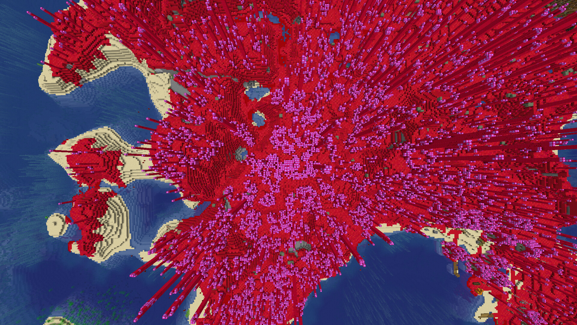 Destruction of the world Minecraft Mod