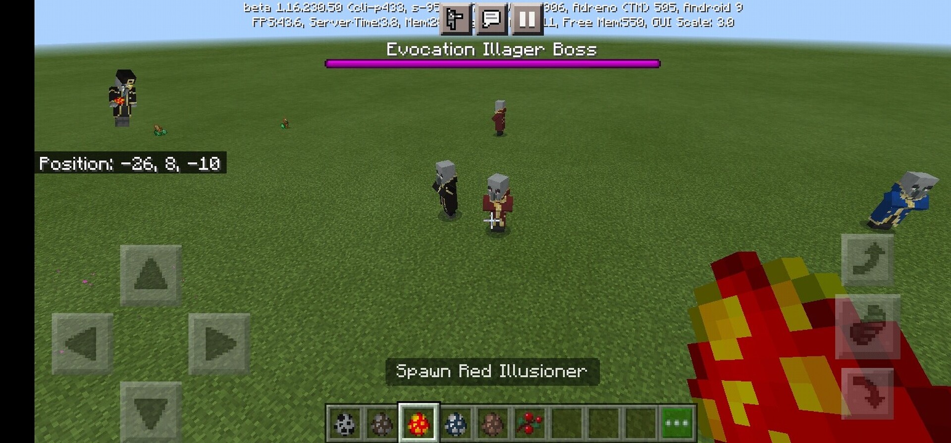 +Illusioner and Evoker(for bedrock) Minecraft Mod