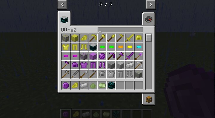 Ultra0 Minecraft Mod