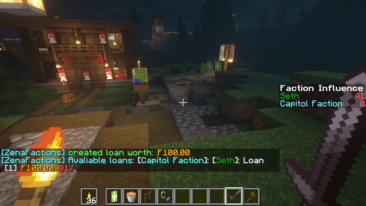 [Paper/Spigot Plugin] ZenaFactions Minecraft Mod