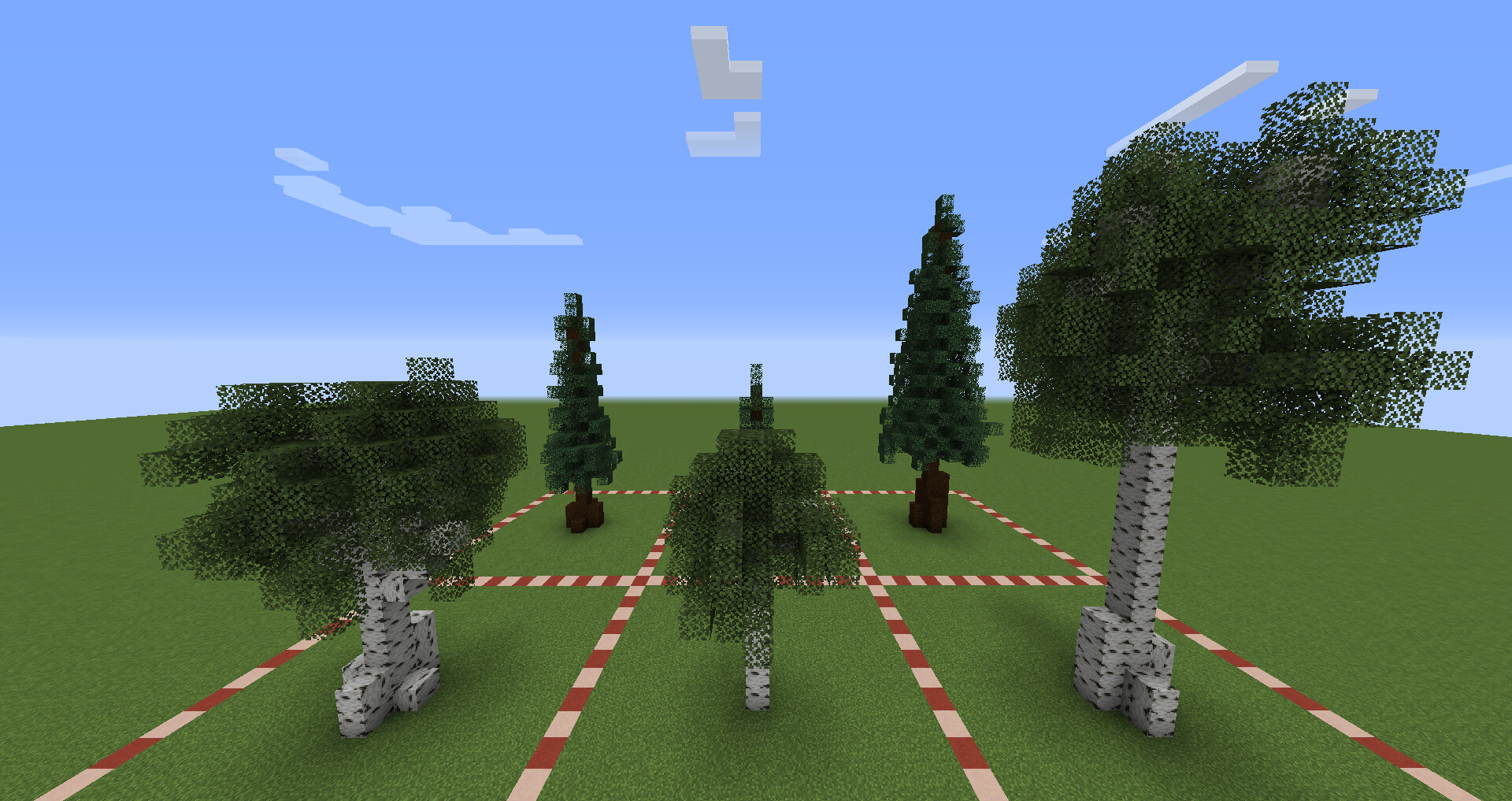 12 Custom Trees - WorldPainter Minecraft Mod