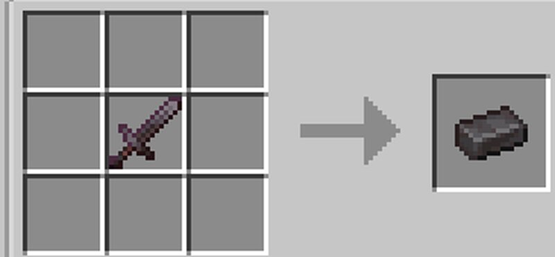 recycling armor and tools Minecraft Mod