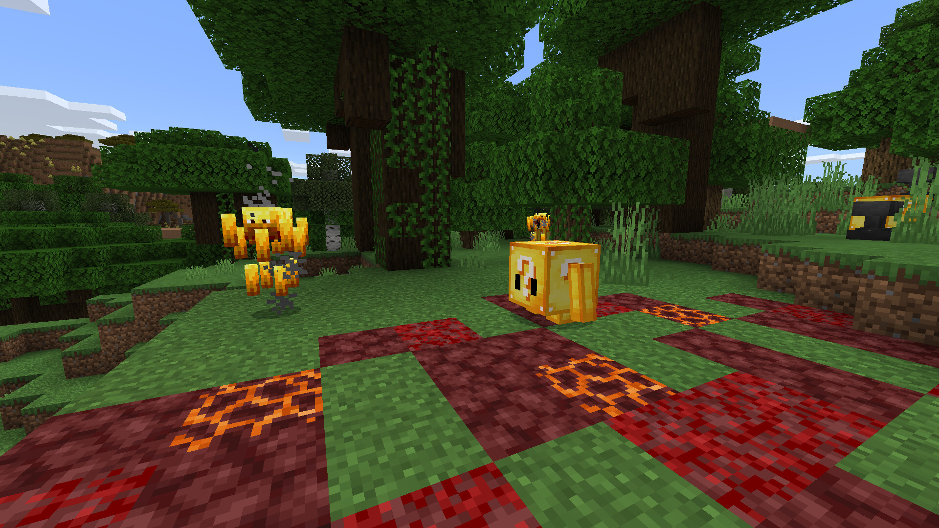 Lucky Block Entity (Addon)(MINECRAFT BEDROCK) Minecraft Mod