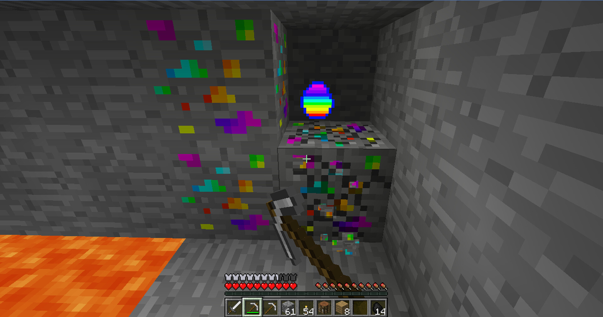 Bedrock mod rainbow 🌈 iron Minecraft Mod