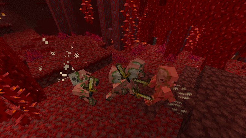 Pigman & Zombie Pigman! Minecraft Mod