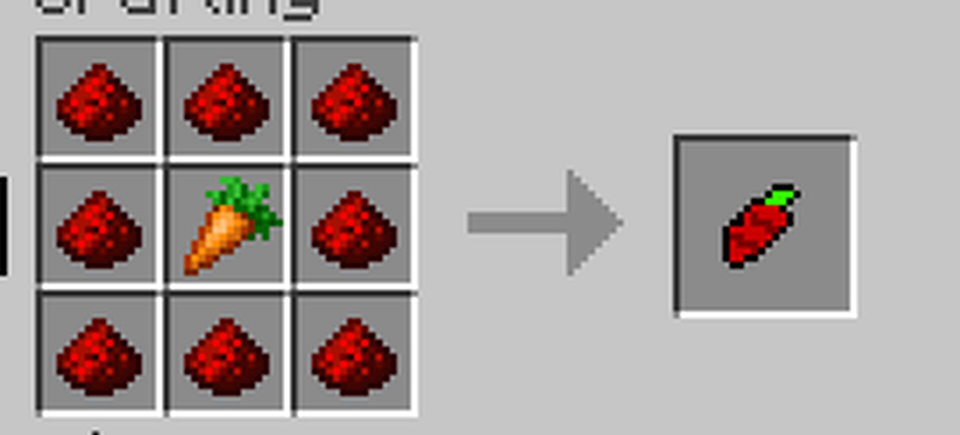 Custom Carrots Minecraft Mod