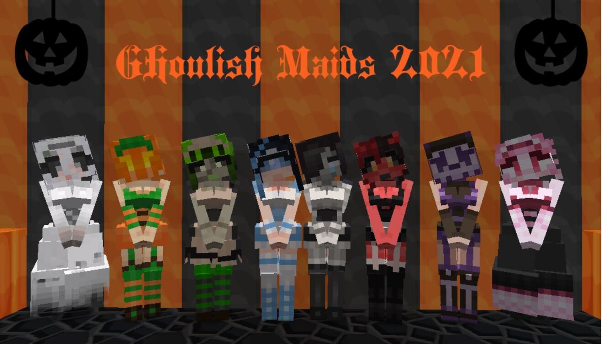 Ghoulish Maids 2021 (LMM Skin for Beverly) Minecraft Mod