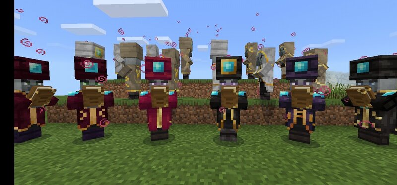 New Illagers And Villagers Update(For Bedrock) Minecraft Mod