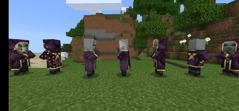New Illagers And Villagers Update(For Bedrock) Minecraft Mod