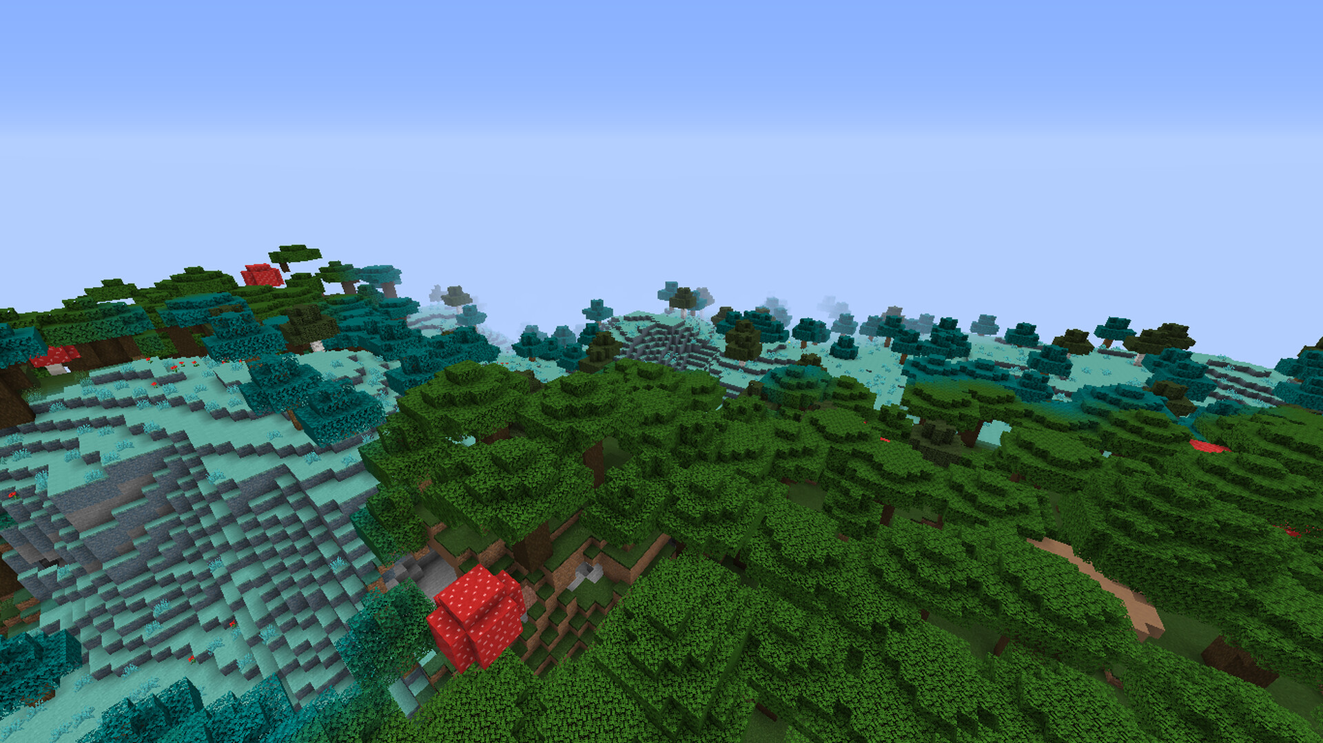 Bioma de Cristal Azul │ Blue Crystal Biome (v1.0) 1.15.2 Minecraft Mod