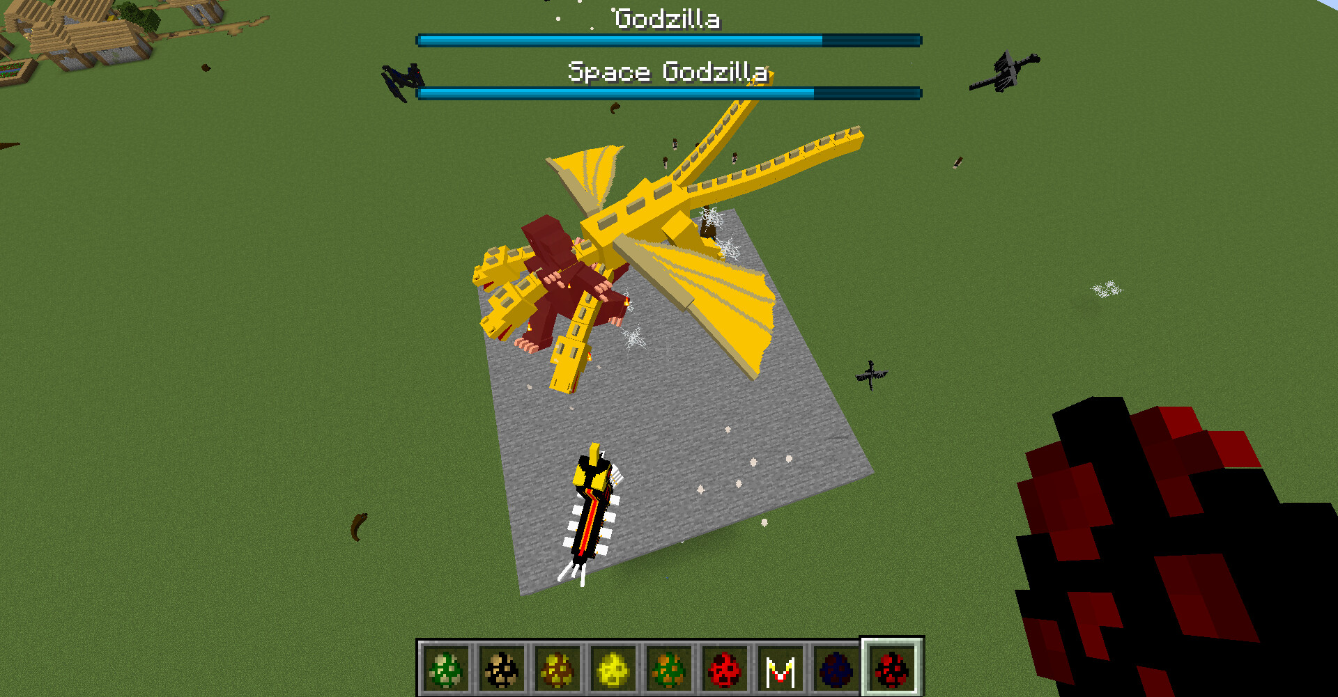 heisei godzilla kaijus mod Minecraft Mod